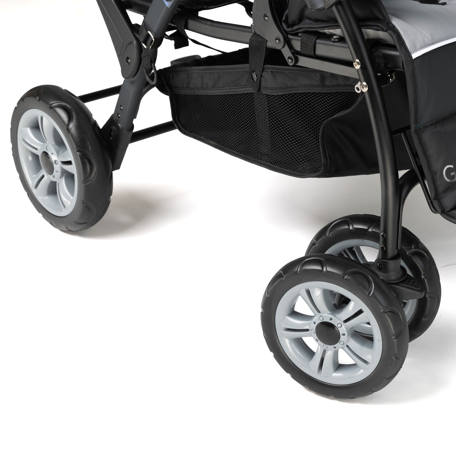 Gaggle Compass 4x4 quad kinderwagen / buggy voor 4 kinderen in zwart ...