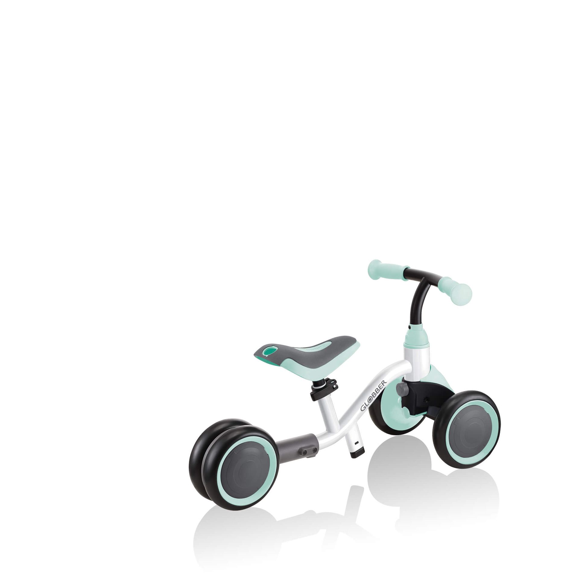 Globber Learning Bike 3-in-1 Leerfiets Wit Pastel Mint | Pastel Mint ...