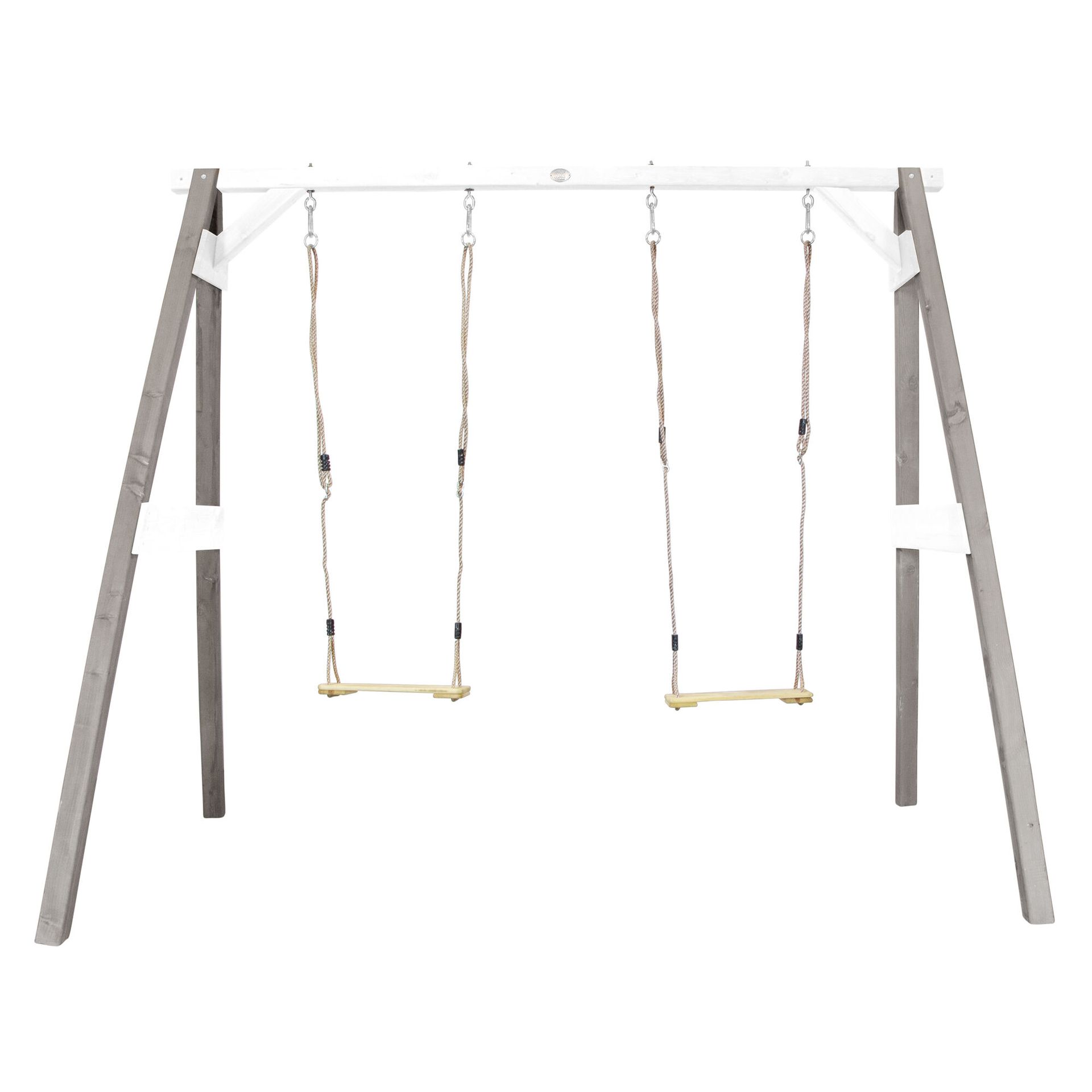 AXI Dubbele Schommel Grijs/wit kopen - Toys and Garden