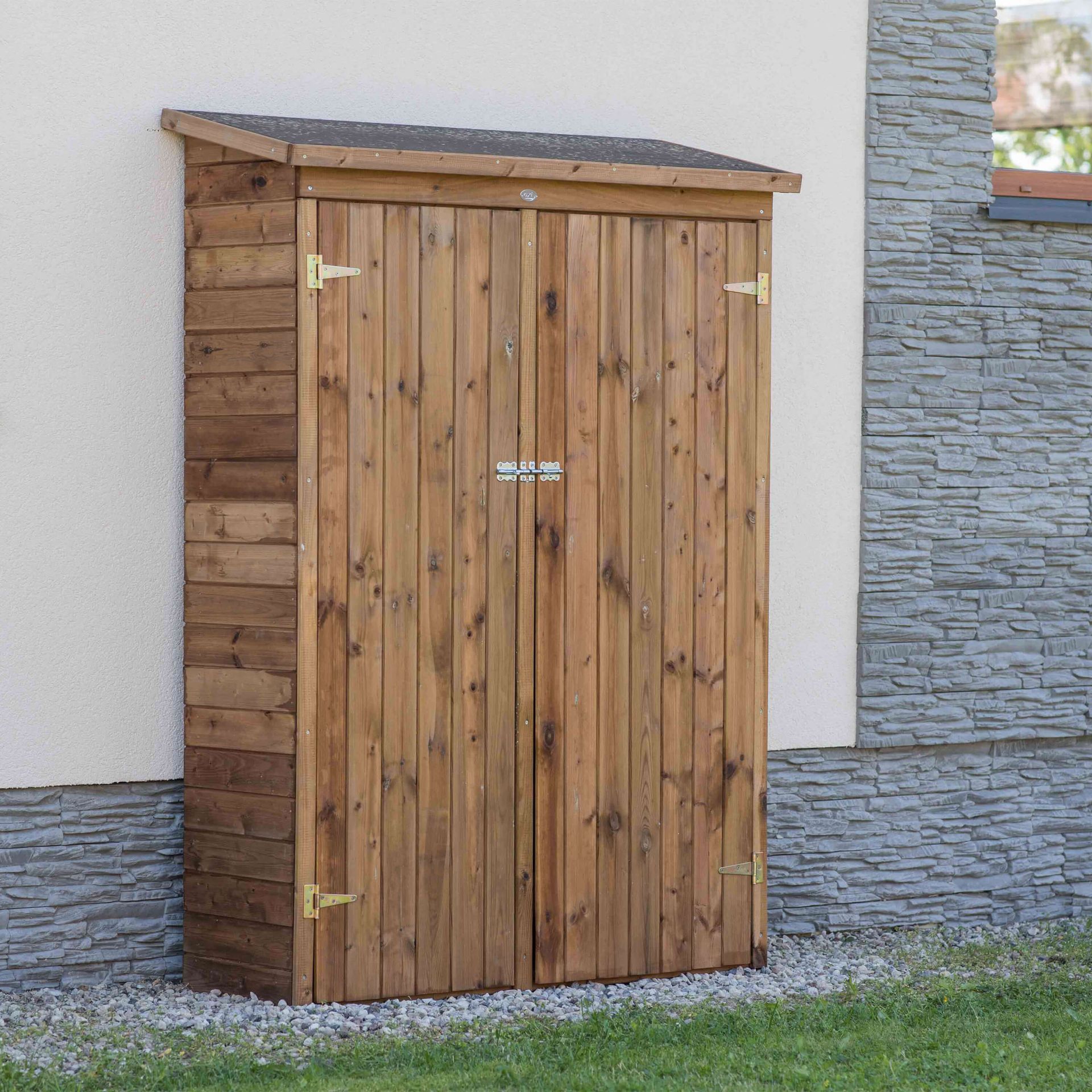 AXI Olivier Opbergkast voor in de tuin van hout 131 x 180 cm - Bruin kopen